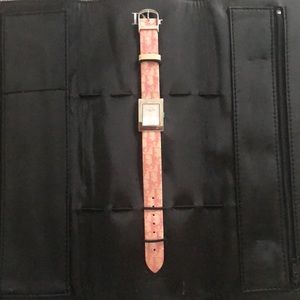 Dior | Accessories | Christian Dior Pink And White Monogram Watch ...